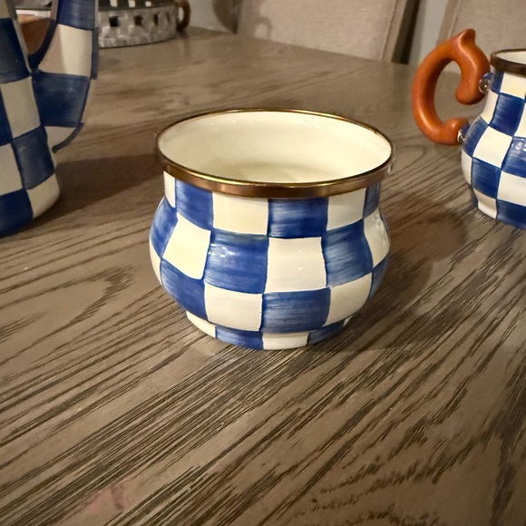 MacKenzie-Childs | Other | Mackenzie Childs Blue And White Checkered ...